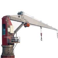 China Marine Boom Jib Crane 40tons With Hydraulic Slewing For Ship 18m/Min for sale