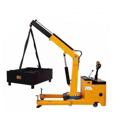 China 1T Battery Trolley Crane Electric Rotating For Places With Flat Floor for sale