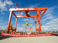 China 20T Rail Traveling Box Type Double Girder Gantry Crane Outdoor Using for sale