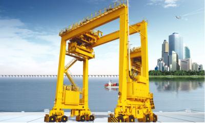 China Heavy Duty Double Main Girder Gantry Crane Cabin Controlled Electric Rail Mobile for sale