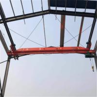 China Suspended Single Girder Crane Low Headroom 3T LX Model Travelling Overhead for sale