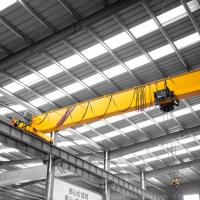 China Single Girder Electric Hoist Crane European Type Low Clearance 24m Span 5 M / Min for sale
