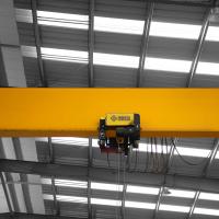 China Electric Mobile Rail Single Beam Overhead Crane European Design 18m A5 for sale