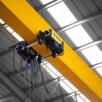 China Electric Mobile Rail Single Beam Overhead Crane European Design 18m A5 for sale