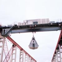 China QZ Type Double Girder Overhead Travelling Crane Grab Electric 35m for sale
