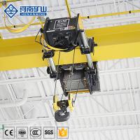 China 16 Ton Workshop Overhead Crane System Geared Motor Frequency Control Low Headroom for sale