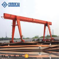 China 20 Tons A5 Single Girder Gantry Crane MH Type Electric Hoist for sale