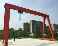 China Customizable Single Girder Gantry Crane 5 - 20 Tons Capacity For Handling Stone for sale
