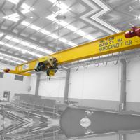 China 10t Railway / Workshop Overhead Crane Remote Control With European Electric Hoist for sale