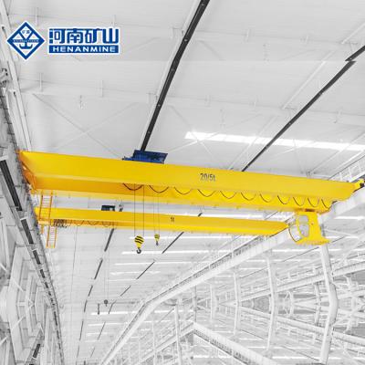 China 20 Ton Double Girder Workshop Overhead Crane European Type M5 Working Class for sale