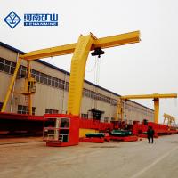 China Pendant Control Single Girder Gantry Crane 20m / Min Traveling Speed Box Type for sale