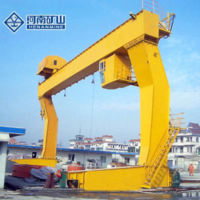 China High Performance Single Girder Gantry Crane L Type Electric Trolley Custom Color for sale
