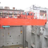 China QD Model 10 Ton Electric  Double Beam Bridge Crane for Workshop for sale