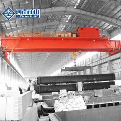 China Cabin Control 20ton 30t 40ton Double Girder Steel Factory Bridge Crane Manufacturer for sale