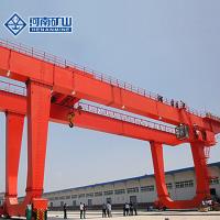 China Cabin Control 10 Ton 16 Ton Double Girder Gantry Crane U Type for sale