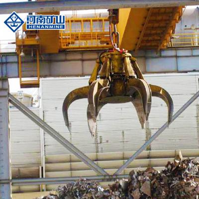 China 3p Garage Bridge Crane , 100 Ton Overhead Crane Equipment With Grab Ce Certificate for sale