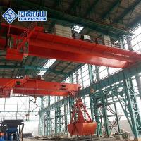 China 3p Garage Bridge Crane , 100 Ton Overhead Crane Equipment With Grab Ce Certificate for sale