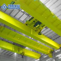 China 3-50T Line Control Electric Hoist European Overhead Crane Double Beam for sale