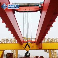 China 10T QD Double Girder Overhead Crane 50Hz Electric Remote Controlled for sale