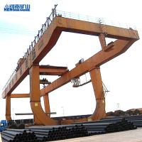 China Cabin Control 10 Ton 16 Ton Double Girder Gantry Crane U Type for sale