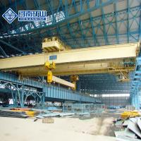 China Lifting Beam Electro Magnet Double Girder Overhead Crane Q235b / Q345e Steel Material for sale