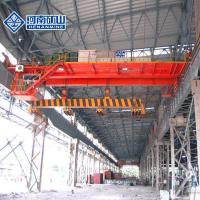 China Lifting Beam Electro Magnet Double Girder Overhead Crane Q235b / Q345e Steel Material for sale