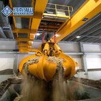 China 20tons QZ model Double Beam  Overhead Crane with Grab with Cab Control for sale