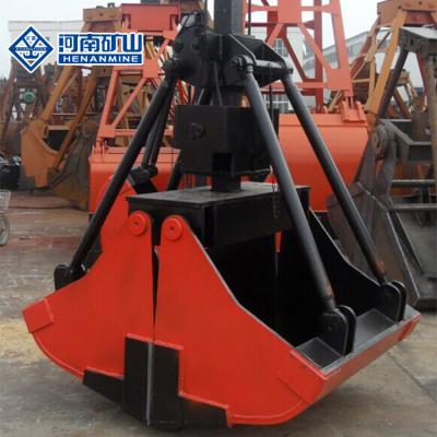 China Orange Peel Crane Spare Parts Double Rope Grab 18 - 25mpa Hydraulic Pressure for sale