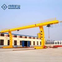 China Electric Trolley 10 Ton Gantry Crane , Workshop Single Beam Gantry Crane With Hook for sale