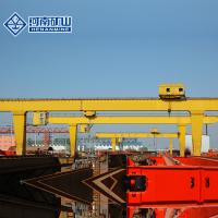 China Electric Trolley 10 Ton Gantry Crane , Workshop Single Beam Gantry Crane With Hook for sale