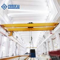 China Cabin Control 10 Ton Double Girder Overhead Crane Electric Overhead Crane for sale