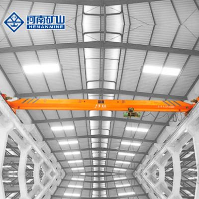 China Europe tyre 5 ton single girder overhead crane with electric motor driven for sale