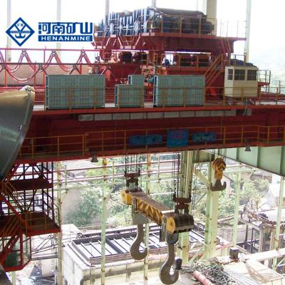 China Ladle Lifting Overhead Crane 5tons~74tons for steel mill workshop for sale