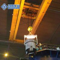 China Heavy Capacity 75/20 with Main and Auxiliary hook Double Girder Overhead Foundry Crane Price for Warehouse Using for sale