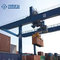 China Cabin Control 45 Ton Rail Mounted Container Gantry Crane For Lifting for sale
