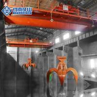 China QZ Type 10T Double Girder Grab Bridge Crane 5T For Grabbing Bulk Materials for sale
