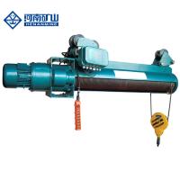 China Single Beam Monorail Motor drive 5tons 9m Electric Wire Rope Hoist for sale