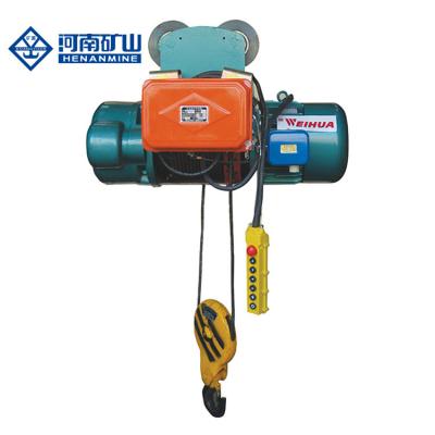 China 0.25T~20T Electric Wire Rope Hoist Single or Double Speed For Sale for sale