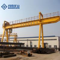 China 25Tons Span 32m Double Girder Beam Gantry Crane Outdoor Using for sale