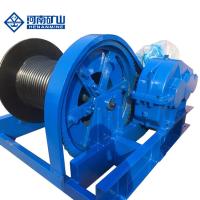 China 10t h12m Mechanical Wire Rope Pulling Winch Workshop 415V M5 Q235B for sale