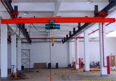 China LX Type Electric Single Beam Suspension Crane A3~A5 With Hoist CD1 MD1 for sale