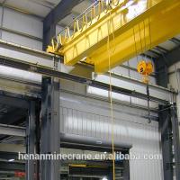 China QD Type 5~10t Slow Speed Hook Double Girder Bridge Crane Working Class A3 for sale