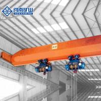 China Box Type Electric Single Girder Overhead Crane 10T LDA Model Workshop for sale