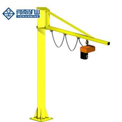 China 360 Degree Fixed Column Jib Crane Light Equipment 1T 2T for sale
