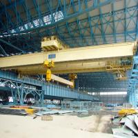 China 5T QL Hang Beam Double Girder Electromagnetic Bridge Crane For Factory for sale