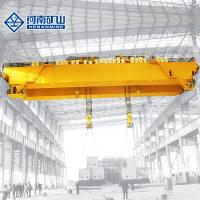 China QD Type Hook Double Girder Overhead  Crane With Trolley 50/10T for sale