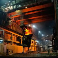 China IP54 5t Metallurgy Single Girder Overhead Crane For Steel Mill for sale
