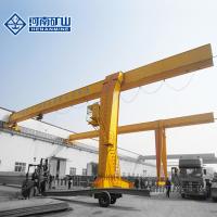 China L Type Single Girder Gantry Crane 10 Tons With Electric Hoist for sale
