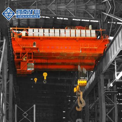 China 74 Ton Double Beams Bridge Foundry Crane QDY Model Electric Casting For Steel Mill for sale