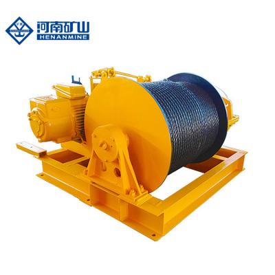 China JK Type 10KN Wire Rope Winch Electronically Controlled High Speed For Factory for sale